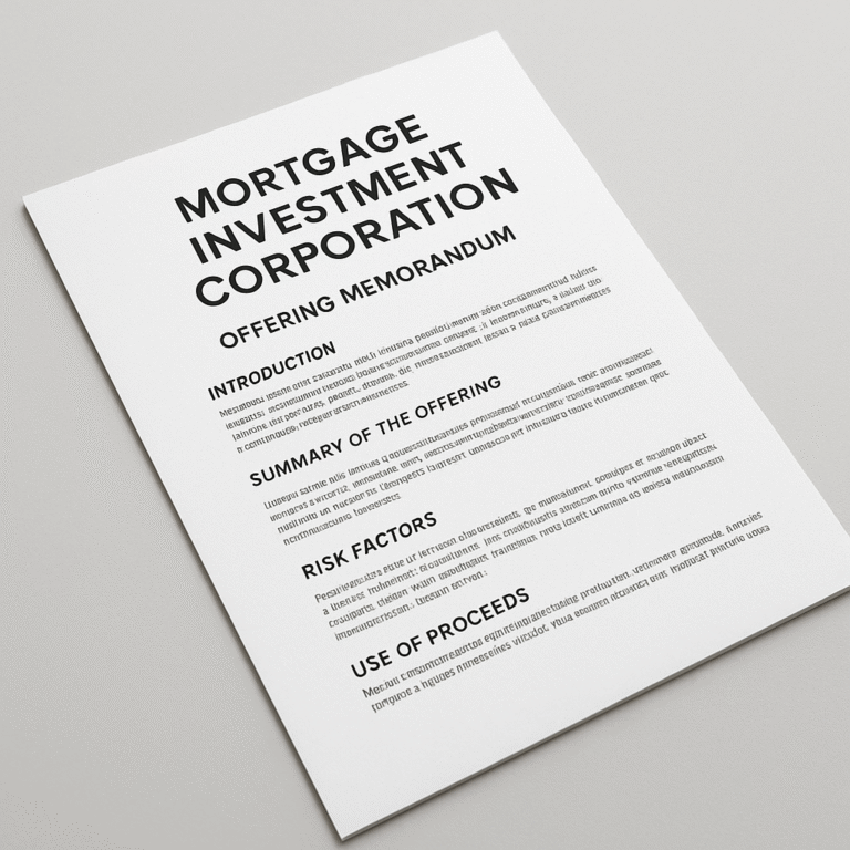 The Complexities of the Offering Memo Exemption, Ongoing Requirements ...